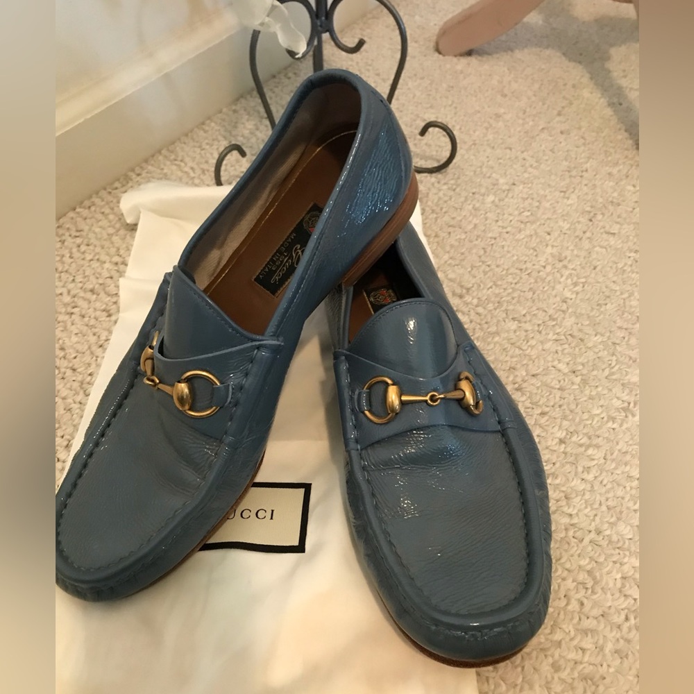 Gucci Limited Edition Loafer Size 9 Blue - Gem